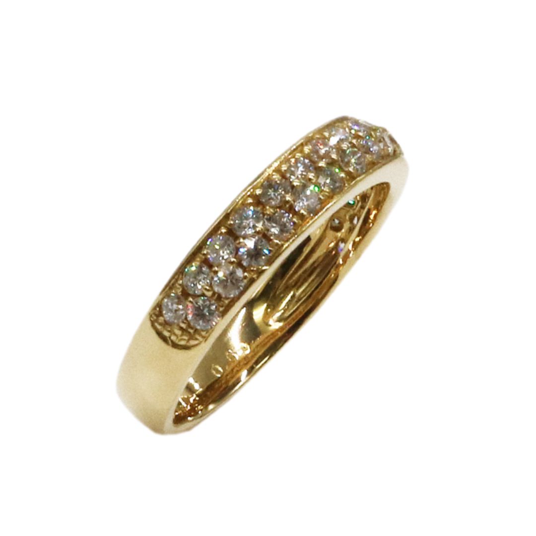 K18YG 一文字ダイヤリング D0.60ct レディース – JD TIME