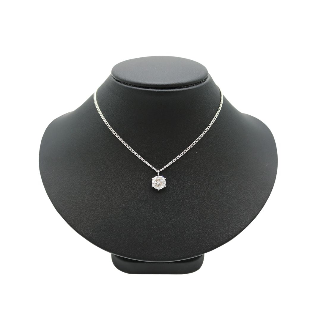 PT850/PT900 D1.29ct 一粒ダイヤモンドペンダント – JD TIME